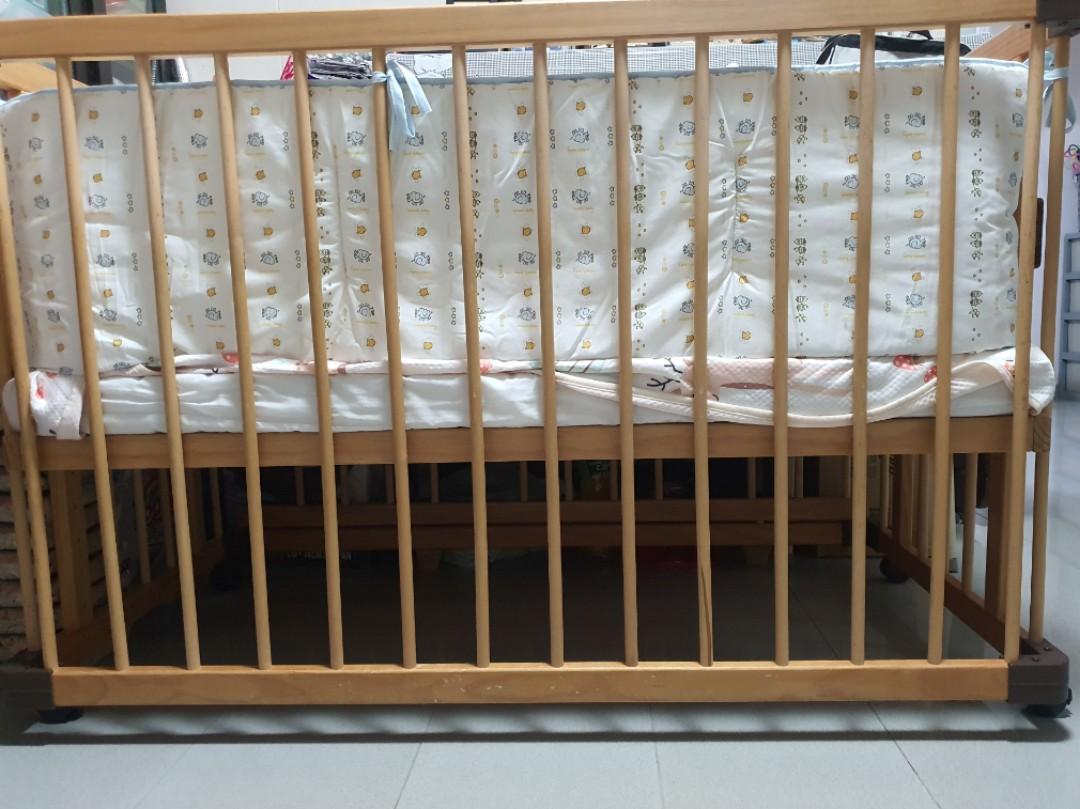 Farska Baby Cot, Babies & Kids, Cots & Cribs on Carousell
