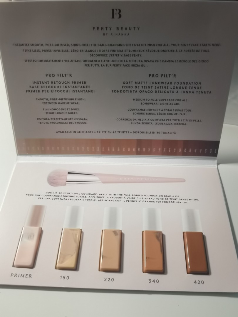 Fenty beauty foundation sample, Beauty & Personal Care, Face, Makeup on ...