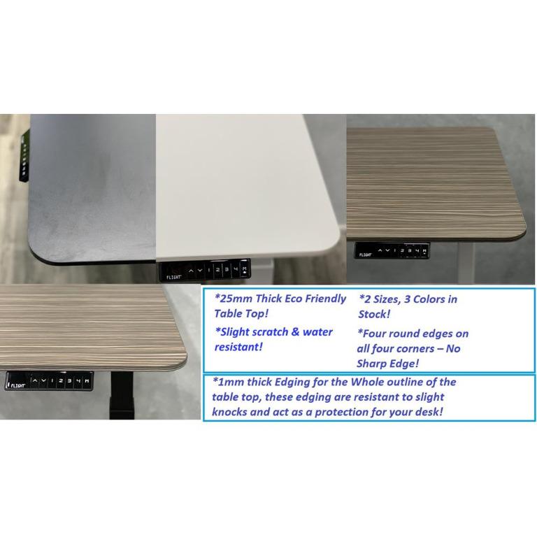 Flight Lite Motorize Height Adjustable table / Electric Sit Stand ...