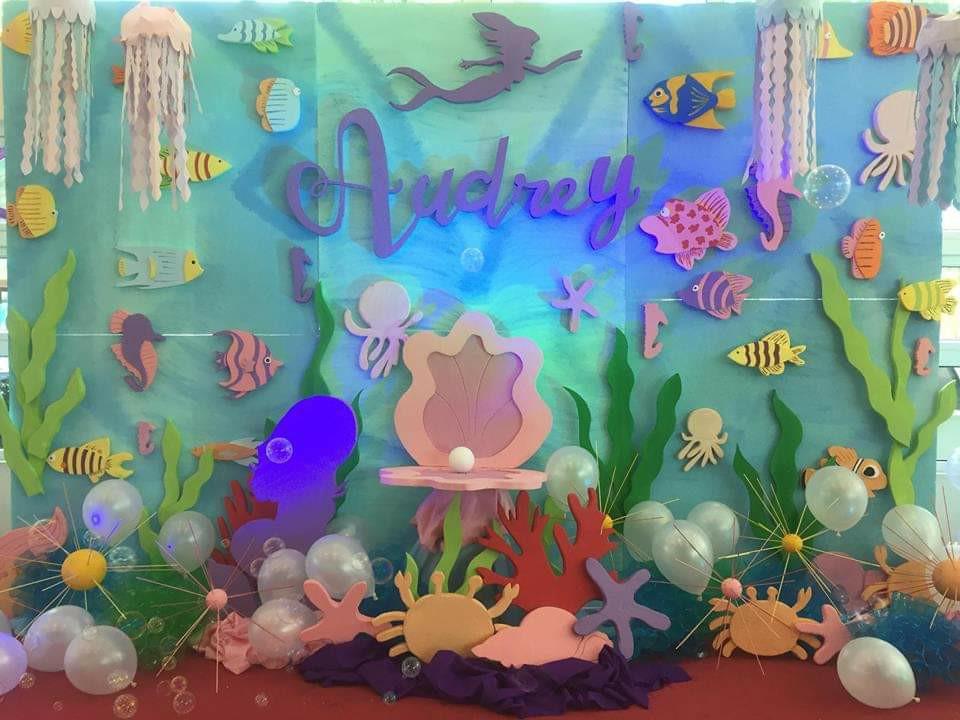 FOR SALE: Little Mermaid/Under the Sea Styro Backdrop Set, Hobbies ...
