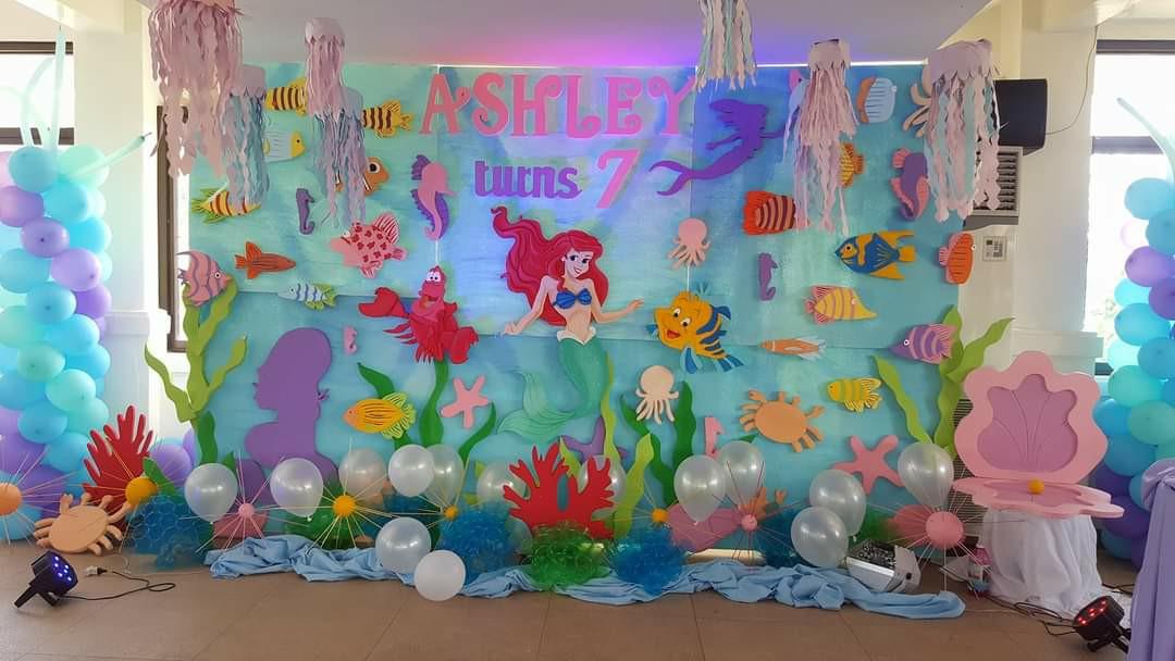 FOR SALE: Little Mermaid/Under the Sea Styro Backdrop Set, Hobbies ...