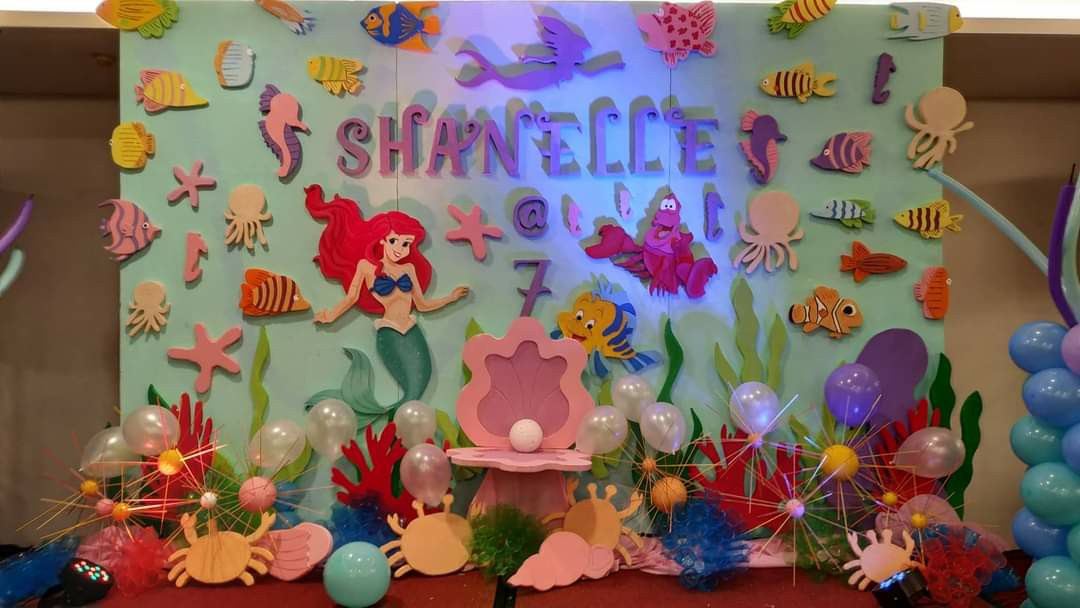 FOR SALE: Little Mermaid/Under the Sea Styro Backdrop Set, Hobbies ...