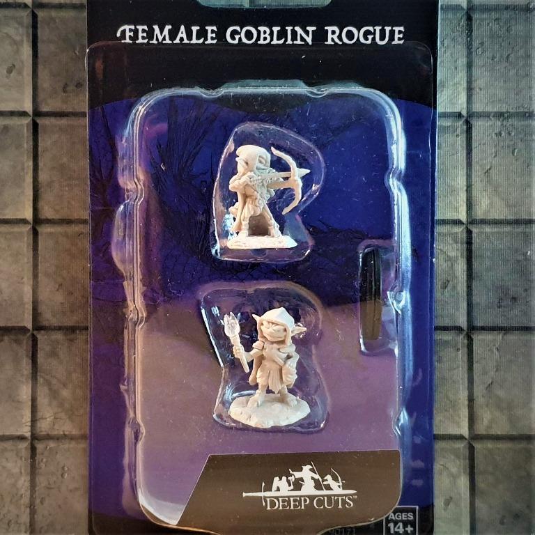 Goblin Rogue Female (Small) - Dungeons & Dragons Miniatures, Toys ...