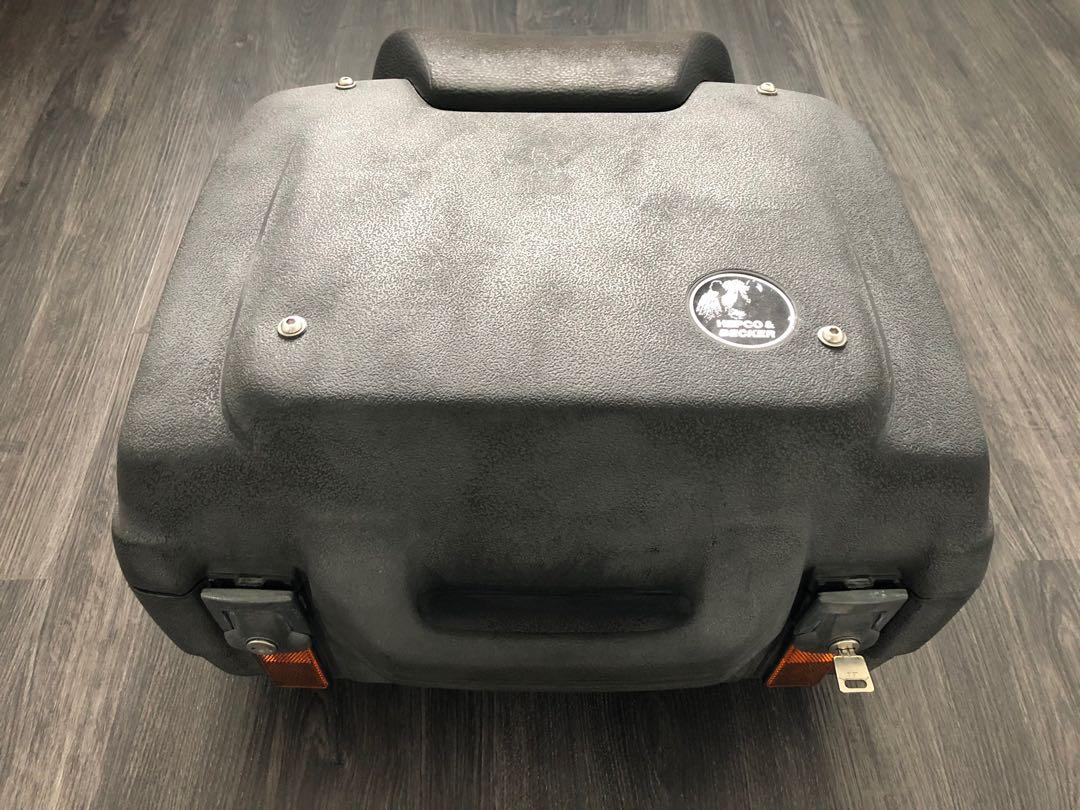 Hepco & Becker 45L box with backrest (include base plate), Motorcycles ...