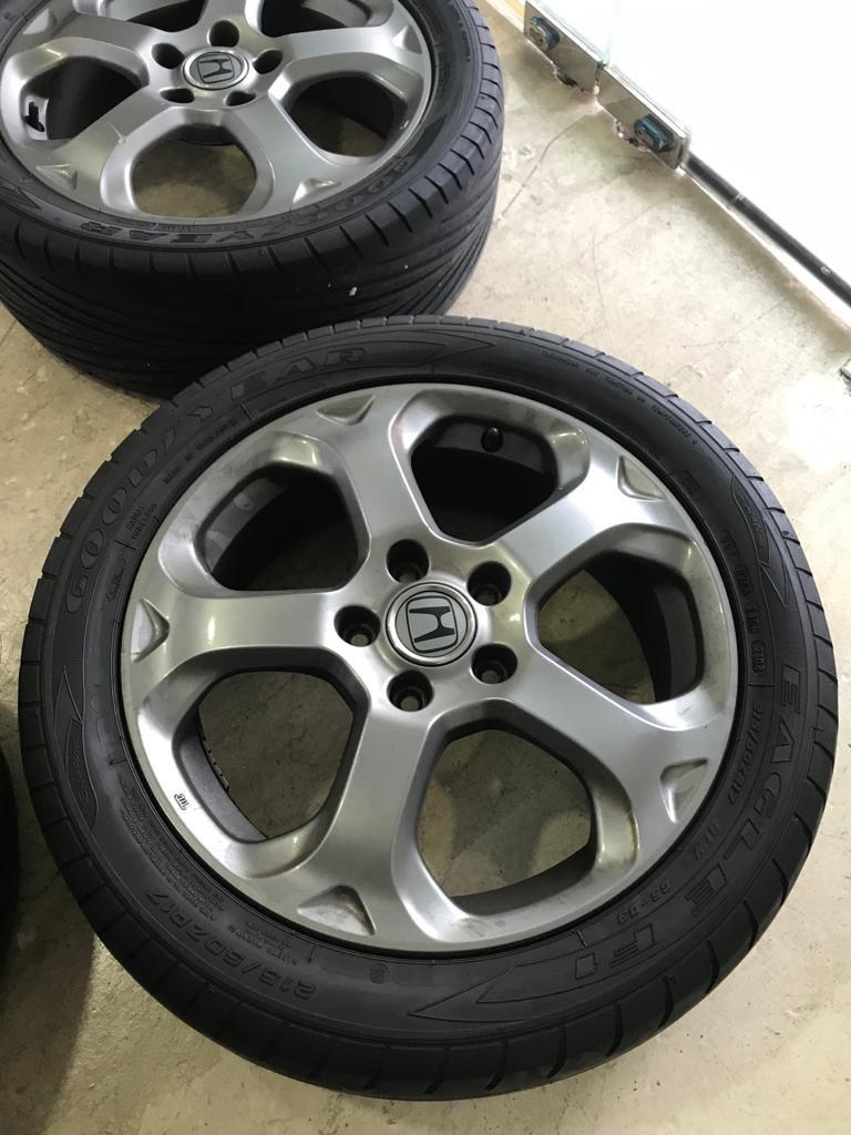 Honda Stream RSZ rims, Car Accessories, Tyres & Rims on Carousell