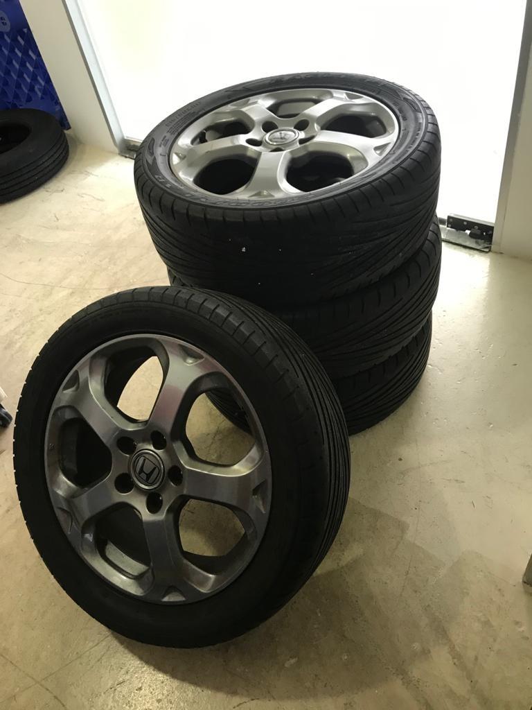 Honda Stream RSZ rims, Car Accessories, Tyres & Rims on Carousell