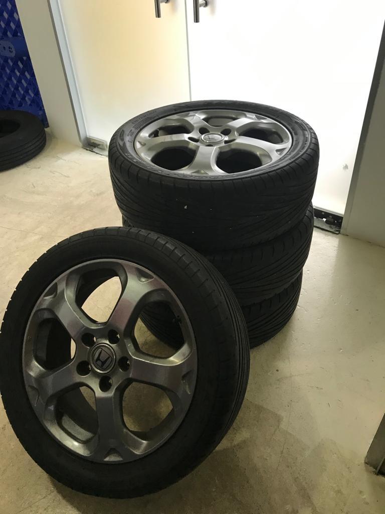 Honda Stream RSZ rims, Car Accessories, Tyres & Rims on Carousell