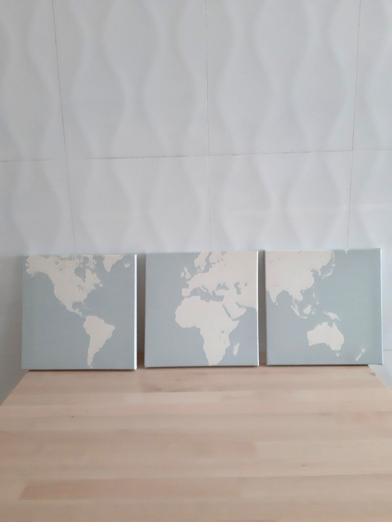 IKEA WORLD MAP, Design & Craft, Art & Prints on Carousell