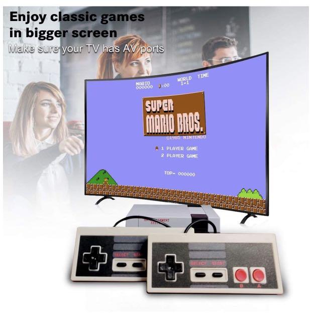 KANSUM Classic Mini Retro Game Console with Built-in 620 Games and 2 ...