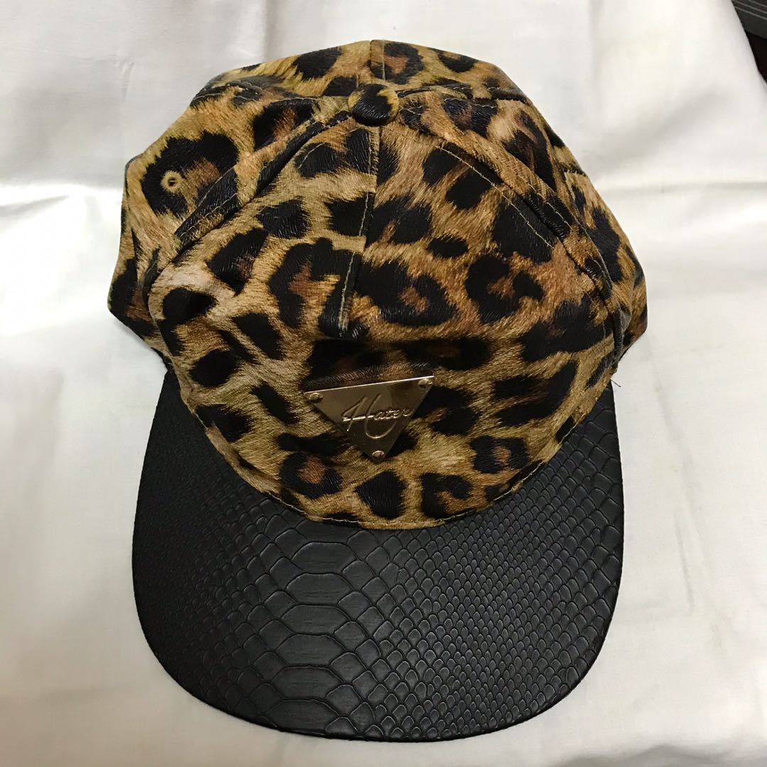 Leopard print cap hat, Women's Fashion, Watches & Accessories, Hats ...