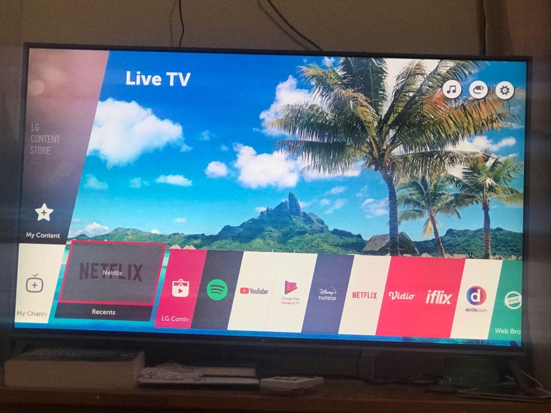 LG UHD 4K Smart TV 43UJ75 43 inch, Elektronik, TV & Perlengkapan Hiburan di Carousell