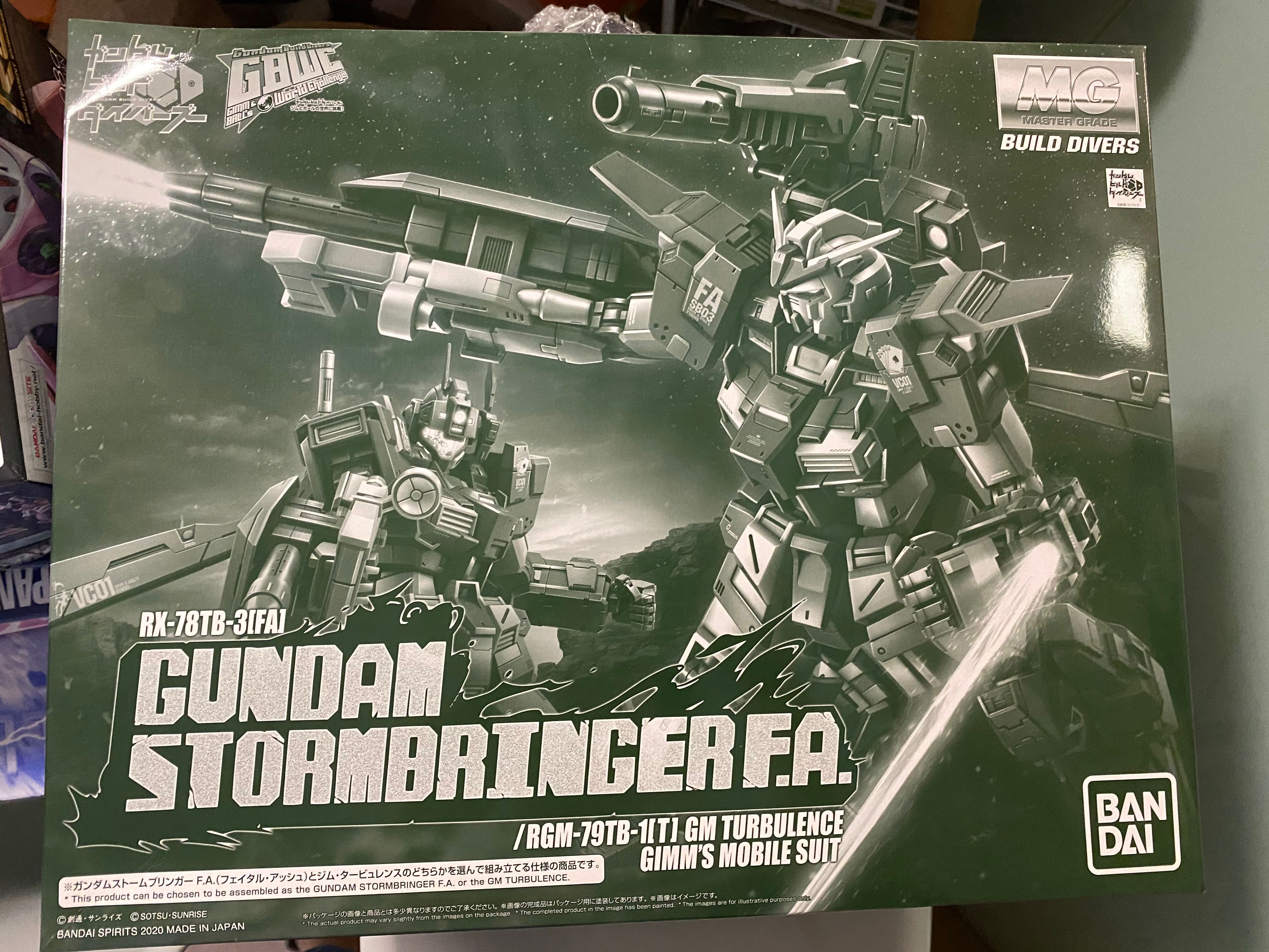 MG Gundam Stormbringer FA P Bandai Exclusive, Toys & Games, Bricks ...