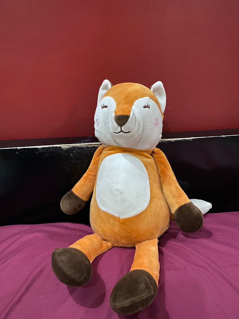 Miniso Orange Fox Plushie / Stuffed Toy, Hobbies & Toys, Toys & Games ...