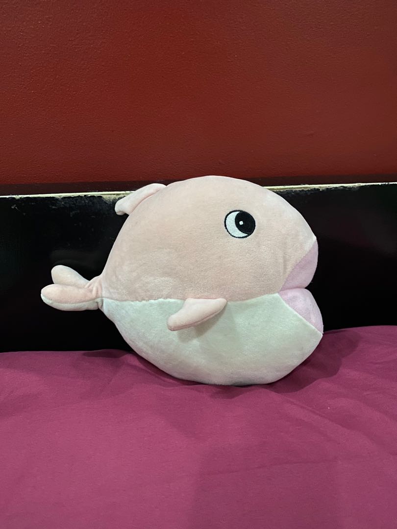 Miniso Pink Fish Plushie / Stuffed Toy, Hobbies & Toys, Toys & Games on ...