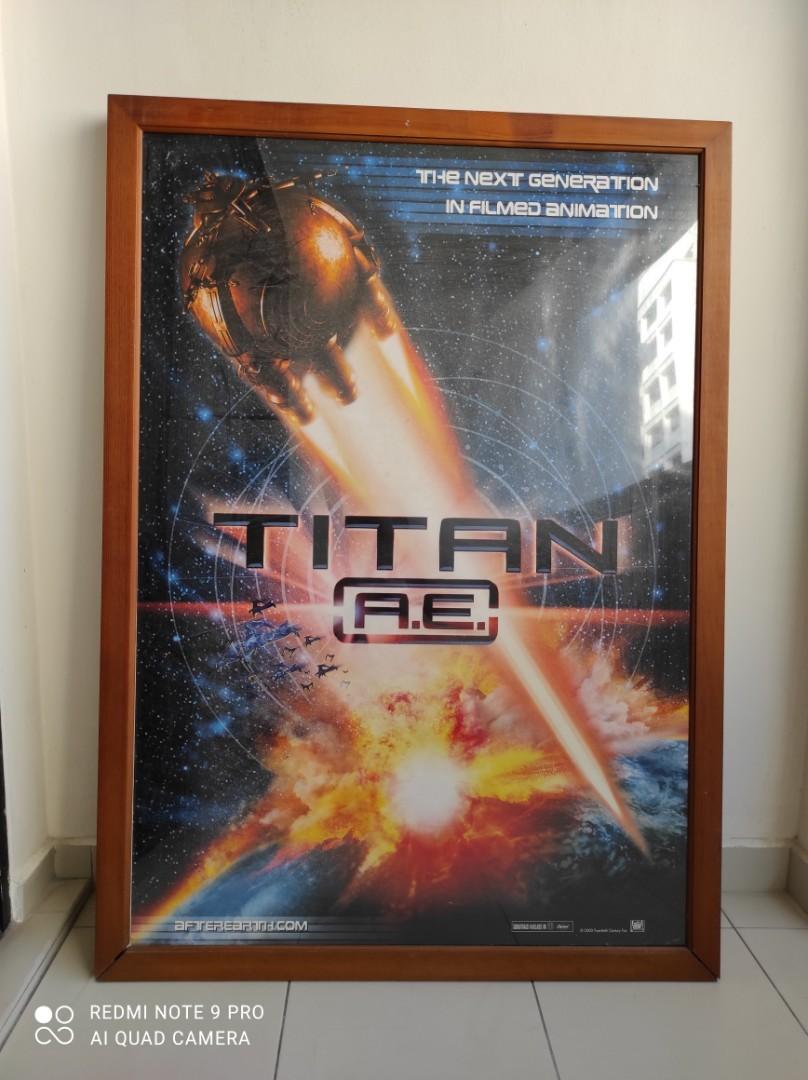 Movie poster Titan AE 106x77cm, Hobbies & Toys, Stationery & Craft, Art ...