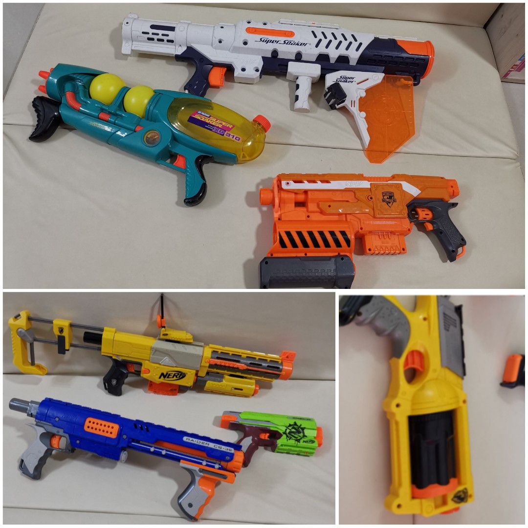 Nerf gun bundle, recon, raider, sidestrike, maverick, demolisher and 2 ...