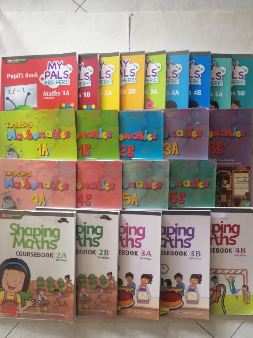 New/Used P1, P2, P3, P4, P5, P6 Primary Math Textbook (My Pals are here ...