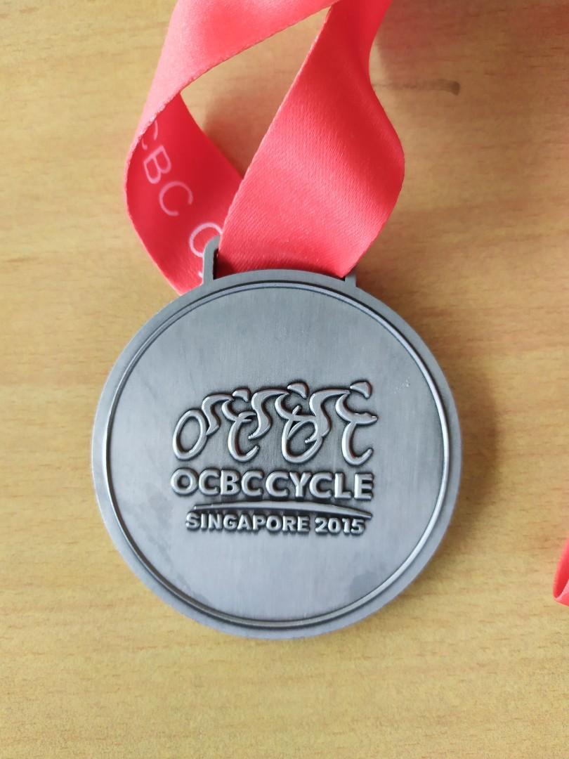 OCBC Singapore Cycle 2015 Medal, Hobbies & Toys, Collectibles ...