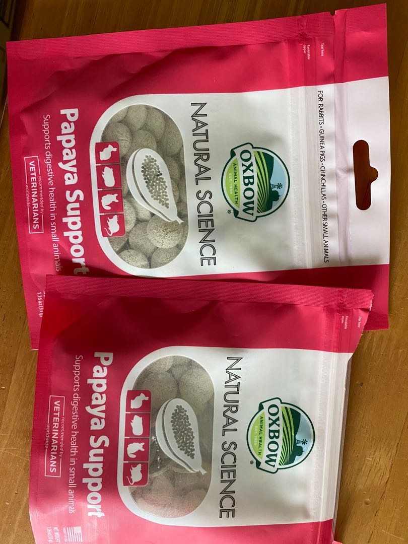 OXBOW PAPAYA SUPPORT, Pet Supplies, Pet Food on Carousell