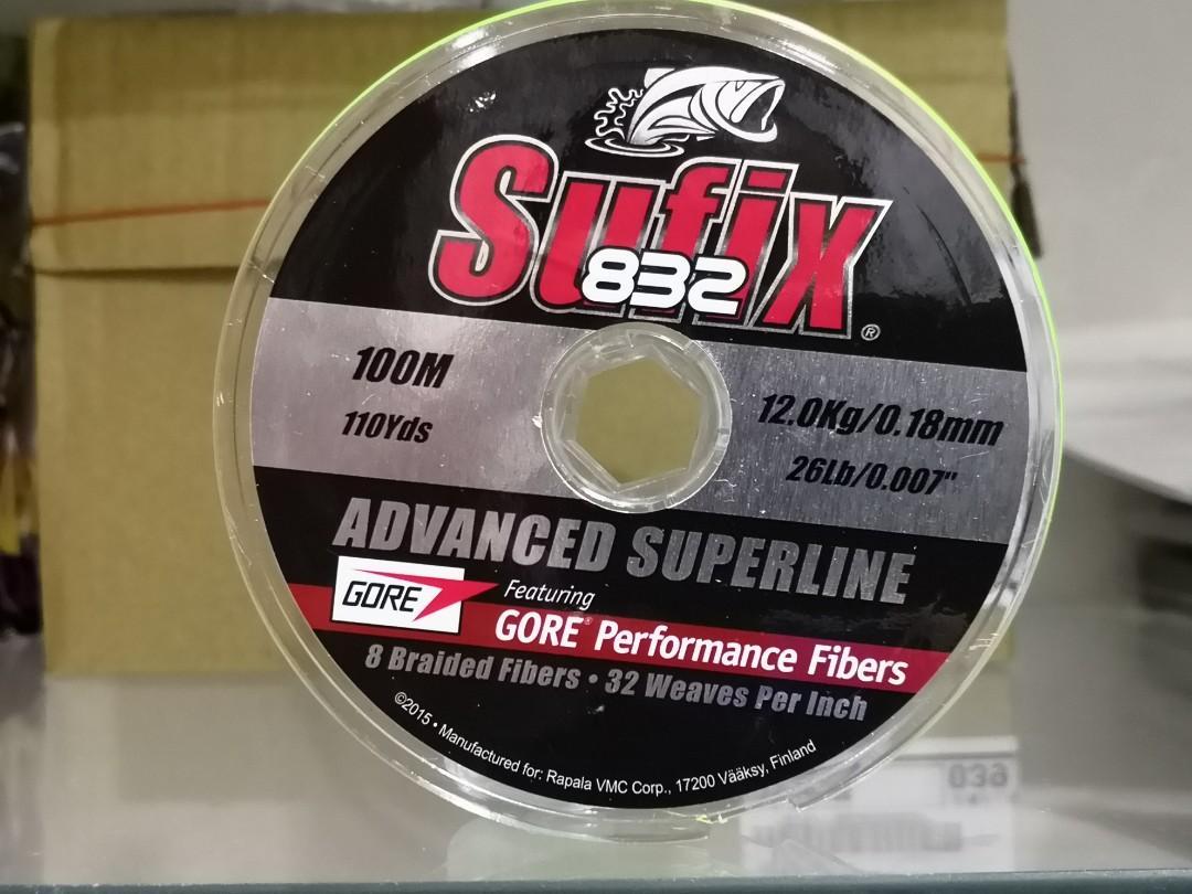 Prawning Line - Sufix 832 PE X8 $#1. 0, Sports Equipment, Fishing on Carousell