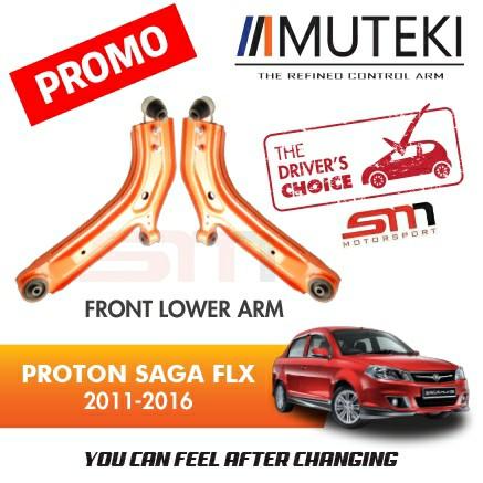 Proton Saga BLM FL FLX VVT Muteki Lower Arm Front Pair Left Right, Auto ...