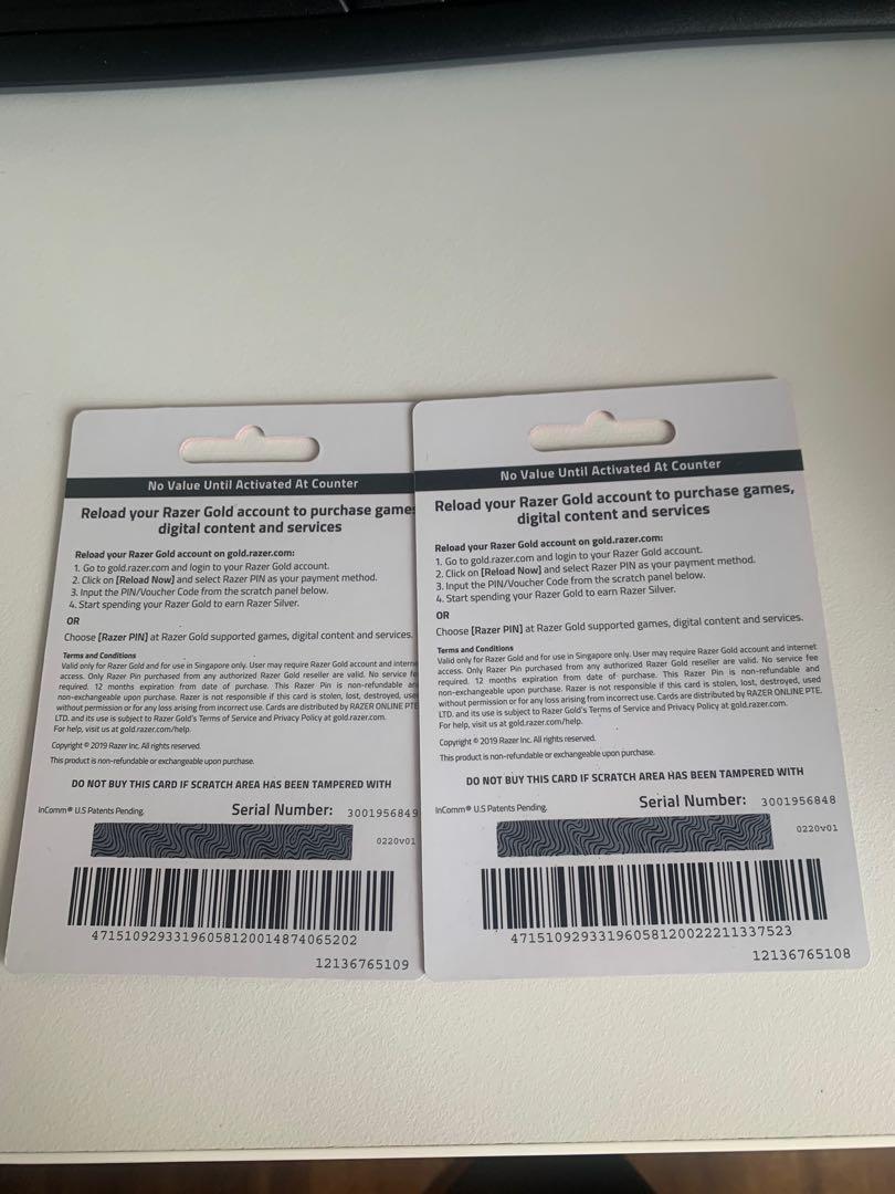 Razor Gold card, Tickets & Vouchers, Vouchers on Carousell