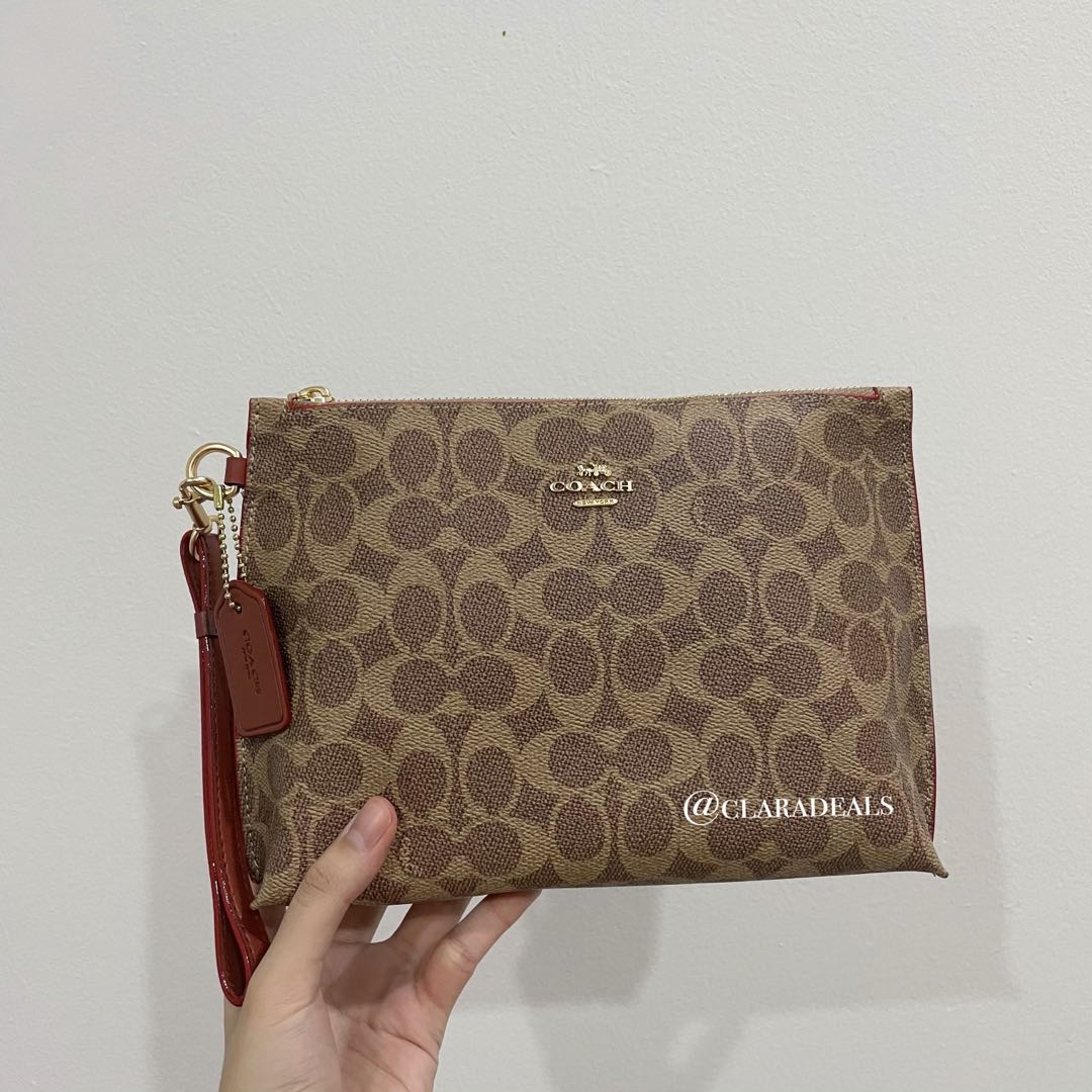 Coach Charlie Pouch, Women's Fashion, Bags & Wallets, Purses & Pouches ...