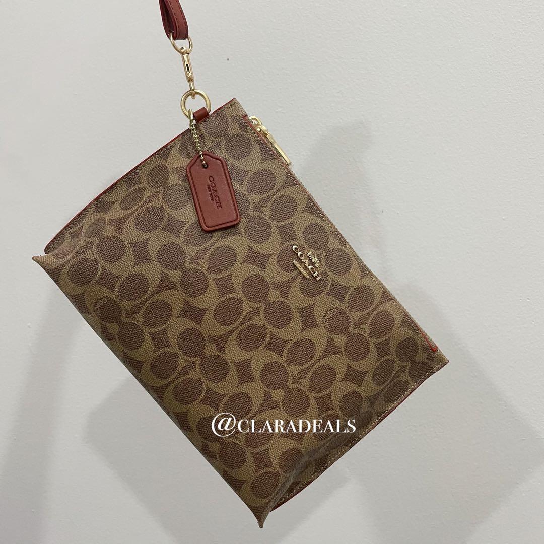 Coach Charlie Pouch, Women's Fashion, Bags & Wallets, Purses & Pouches ...