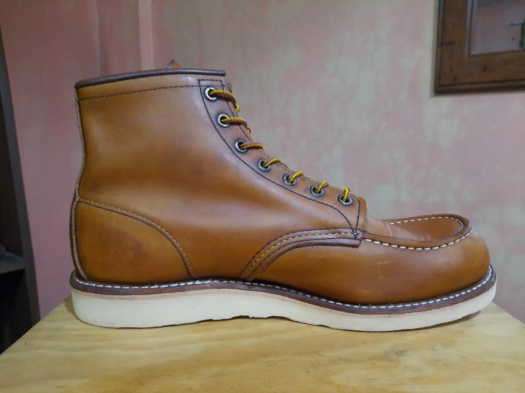 Red Wing 875 Oro-Iginal Moc Toe Redwing, Men's Fashion, Footwear, Boots ...
