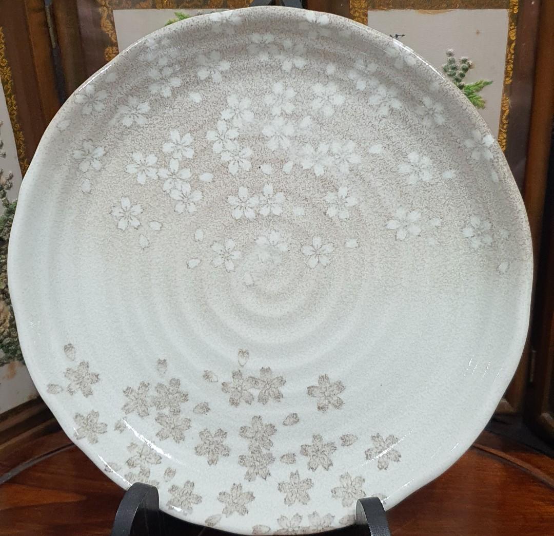 Sakura Handcraft Plate (24cm), Furniture & Home Living, Kitchenware ...