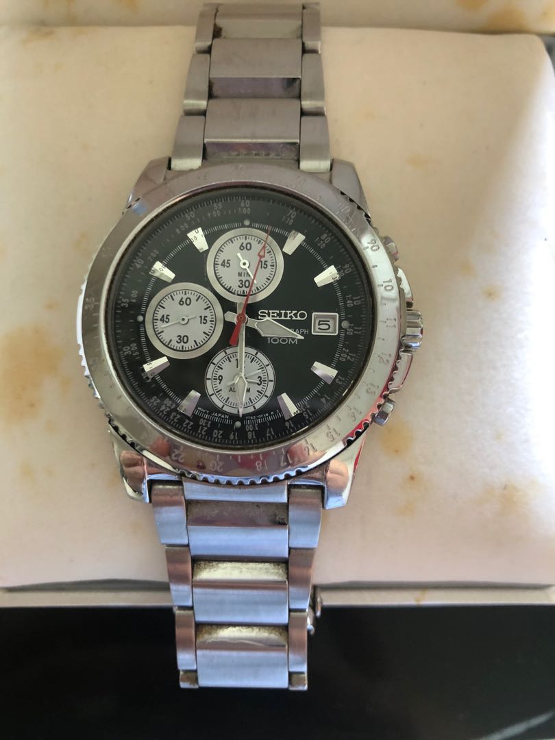Seiko Chronograph Watch, Men's Fashion, Watches & Accessories, Watches ...