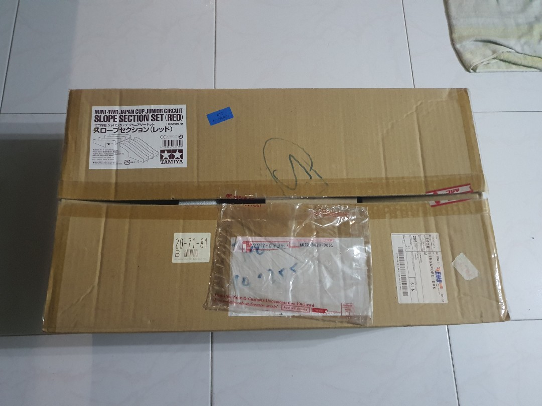 Tamiya Mini 4WD Track Set (Slope Section), Hobbies & Toys, Toys & Games ...