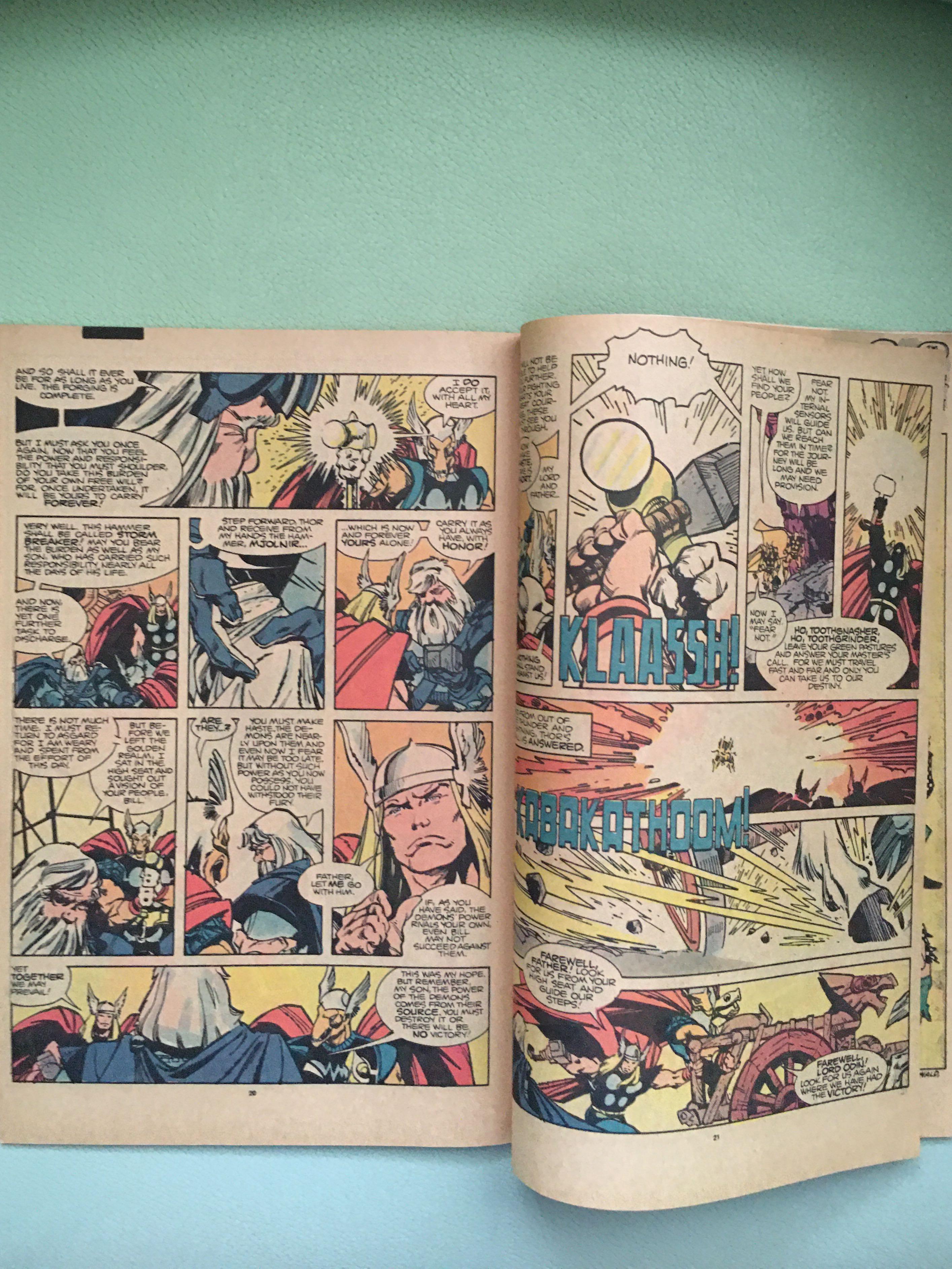 The Mighty THOR #339, Walter Simonson, feat. Beta Ray Bill, Marvel ...