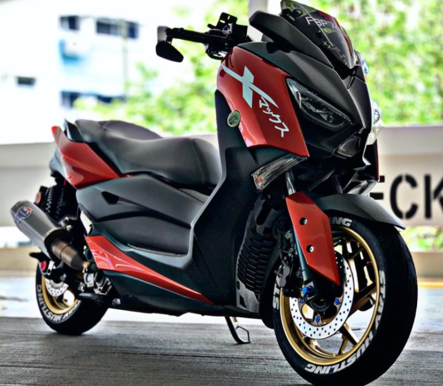 Xmax Japanese Decal, Motorcycles, Motorcycle Accessories on Carousell