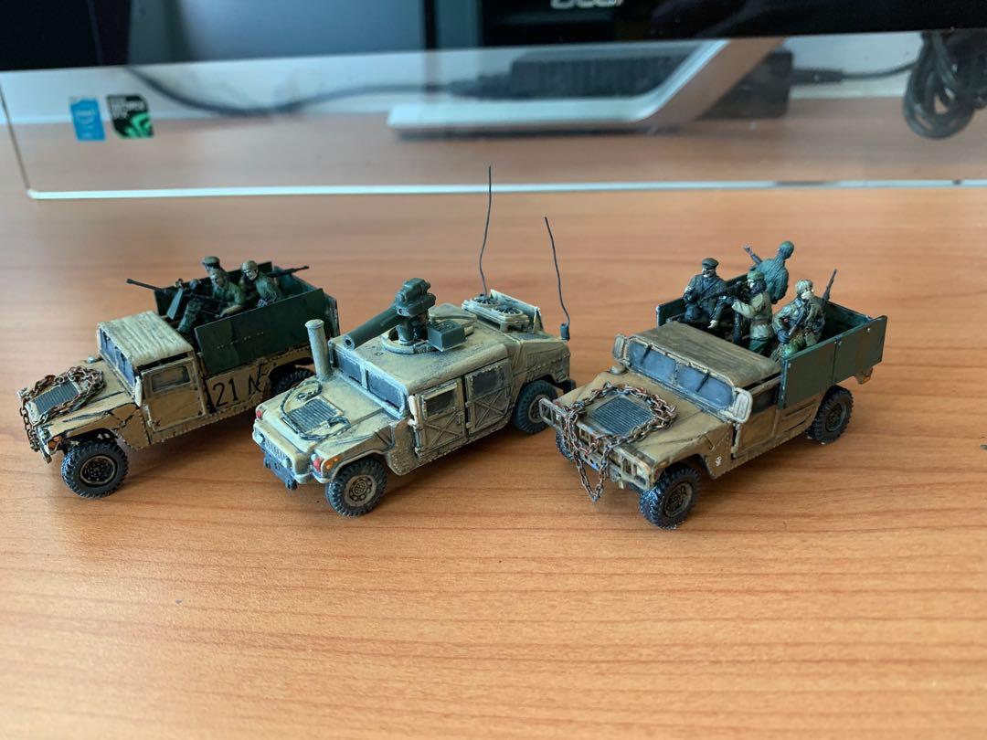 1/72 Modern US Humvee platoon, Toys & Games, Bricks & Figurines on ...