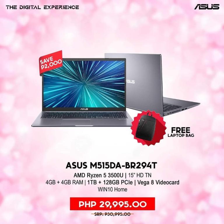 Asus M515DA-BR294T Ryzen 5-500U Brand New Laptop, Computers & Tech ...