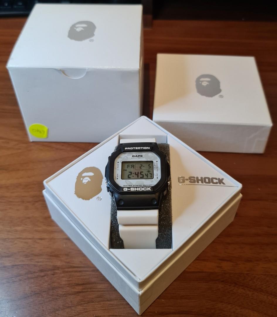 BAPE X CASIO G-SHOCK serial DW-5600VT Serial number 0147/1000, Mobile ...