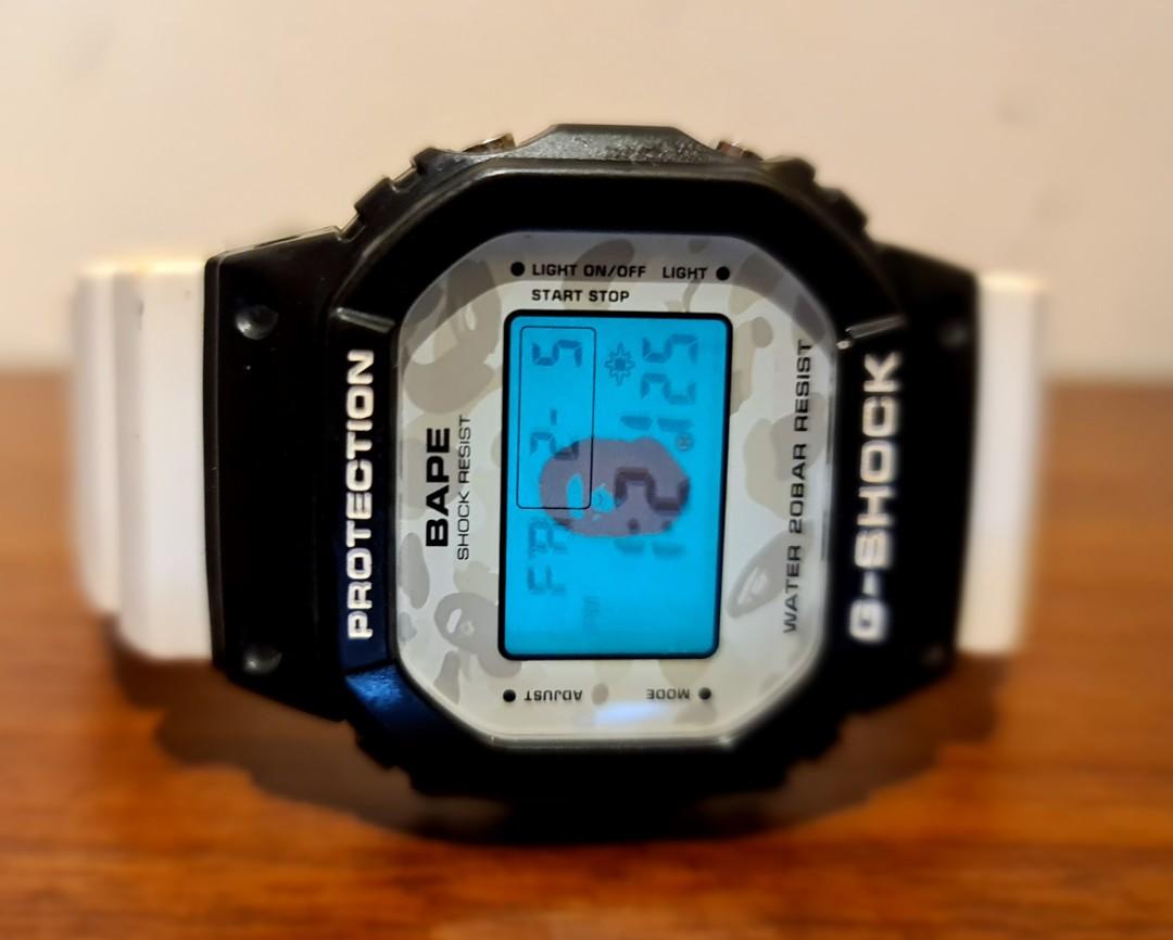BAPE X CASIO G-SHOCK serial DW-5600VT Serial number 0147/1000, Mobile ...