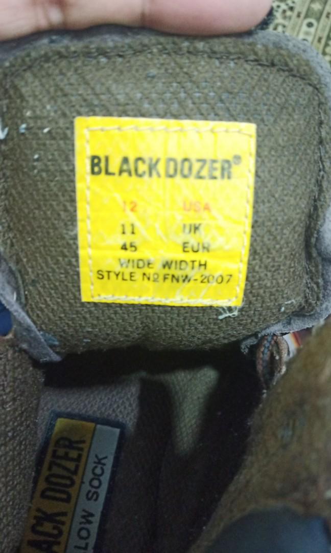 Black Dozer Boot, Men's Fashion, Footwear, Boots on Carousell