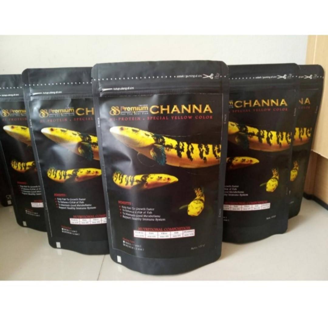 Channa Premium Yellow Food, Pet Supplies, Pet Food on Carousell