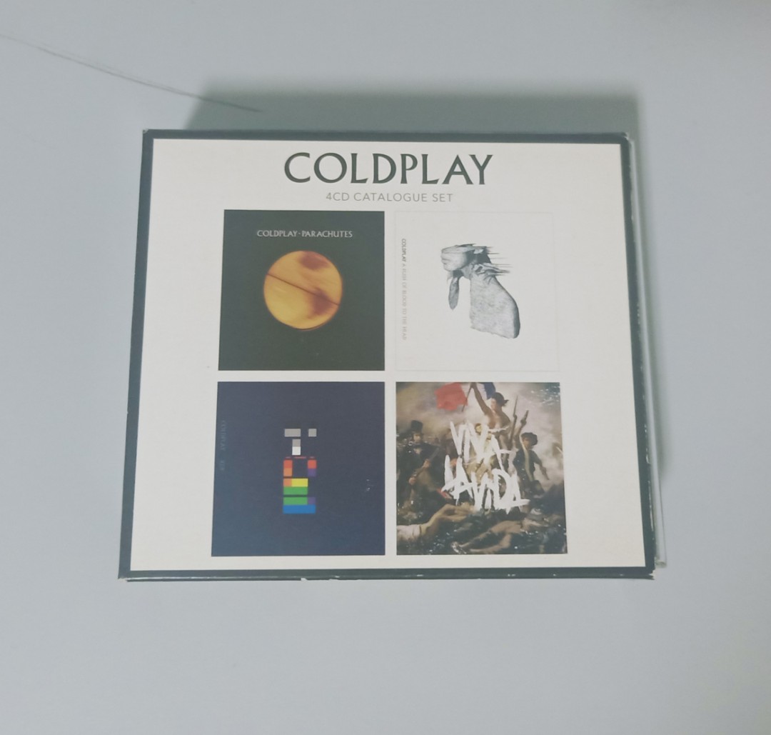 Coldplay 4CD Catalogue Set, Hobbies & Toys, Music & Media, CDs & DVDs on Carousell