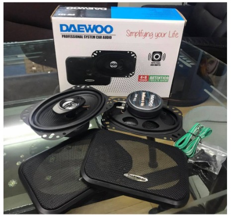 DAEWOO 4"X 6" Two Way Car Speaker 300W (PAIR) on Carousell
