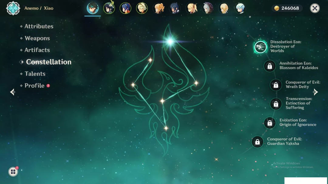 Genshin Impact Xiao Cons 1!! Primordial Spear + Venti + Jean, Video ...