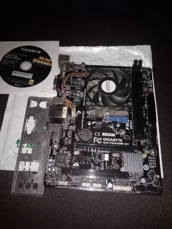 Gigabyte GA-F2A58M-S1 Motherboard (AM3), Computers & Tech, Parts ...
