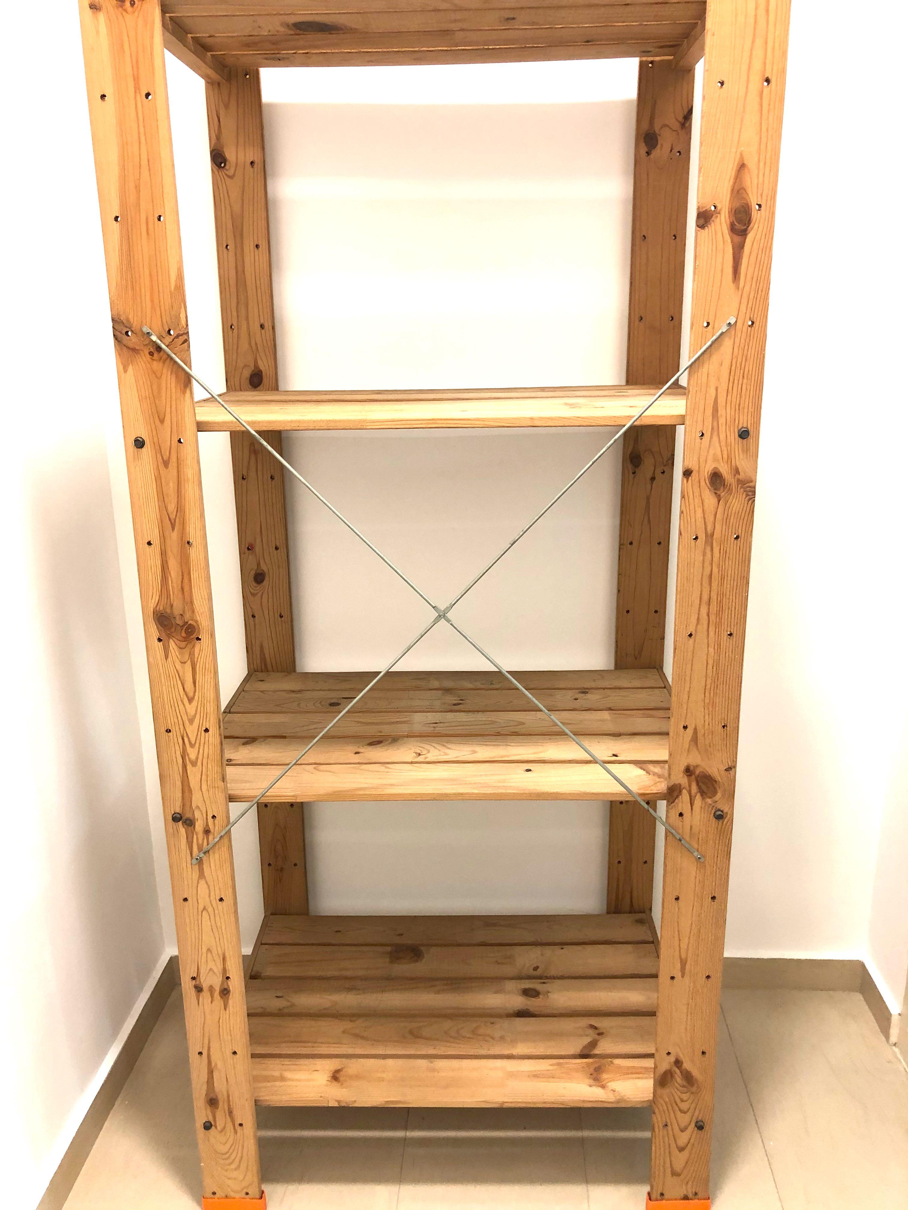 IKEA - HEJNE Storage Shelves, assembled , Furniture & Home Living ...