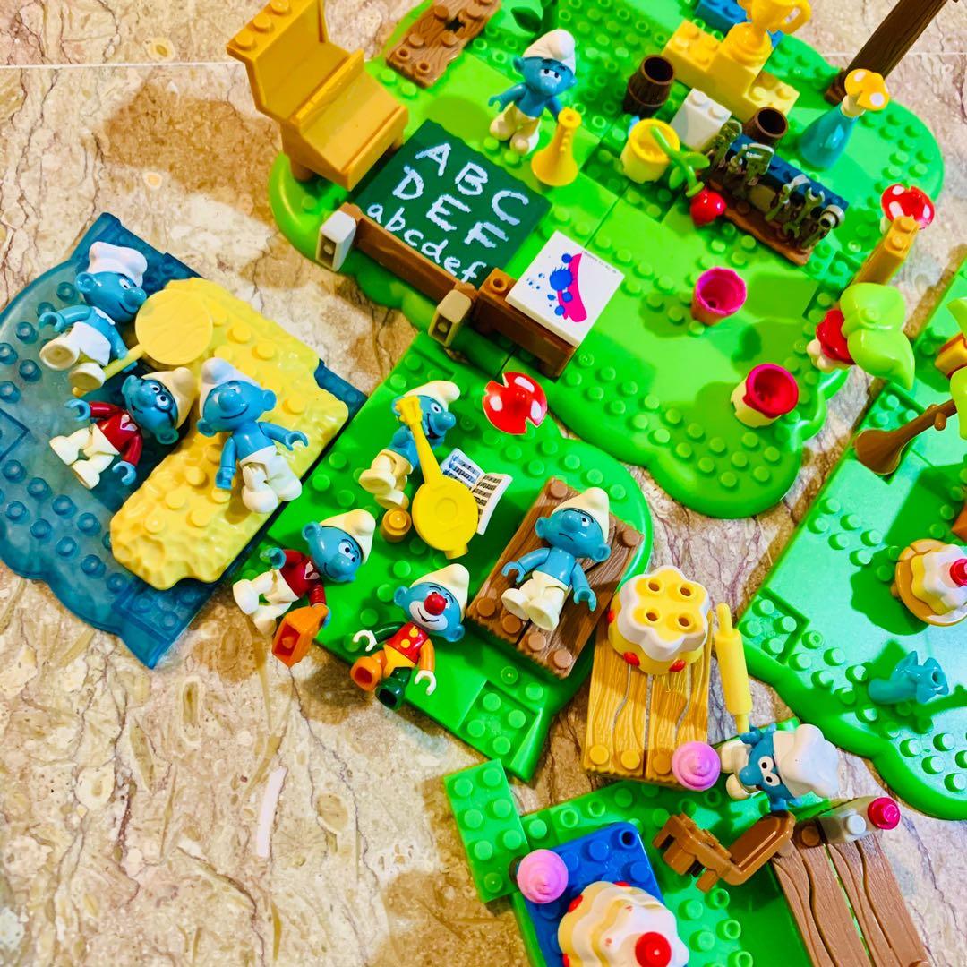 Lots of Smurfs Lego look alike clearance!, Hobbies & Toys, Toys & Games ...