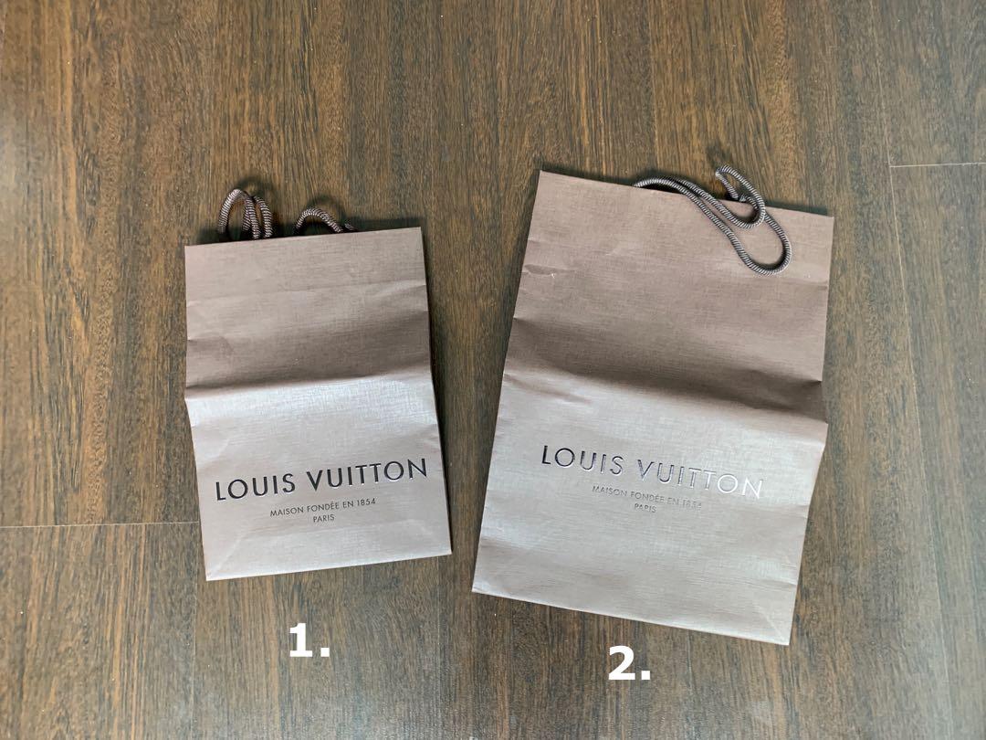 LV paper bag, Luxury, Accessories on Carousell