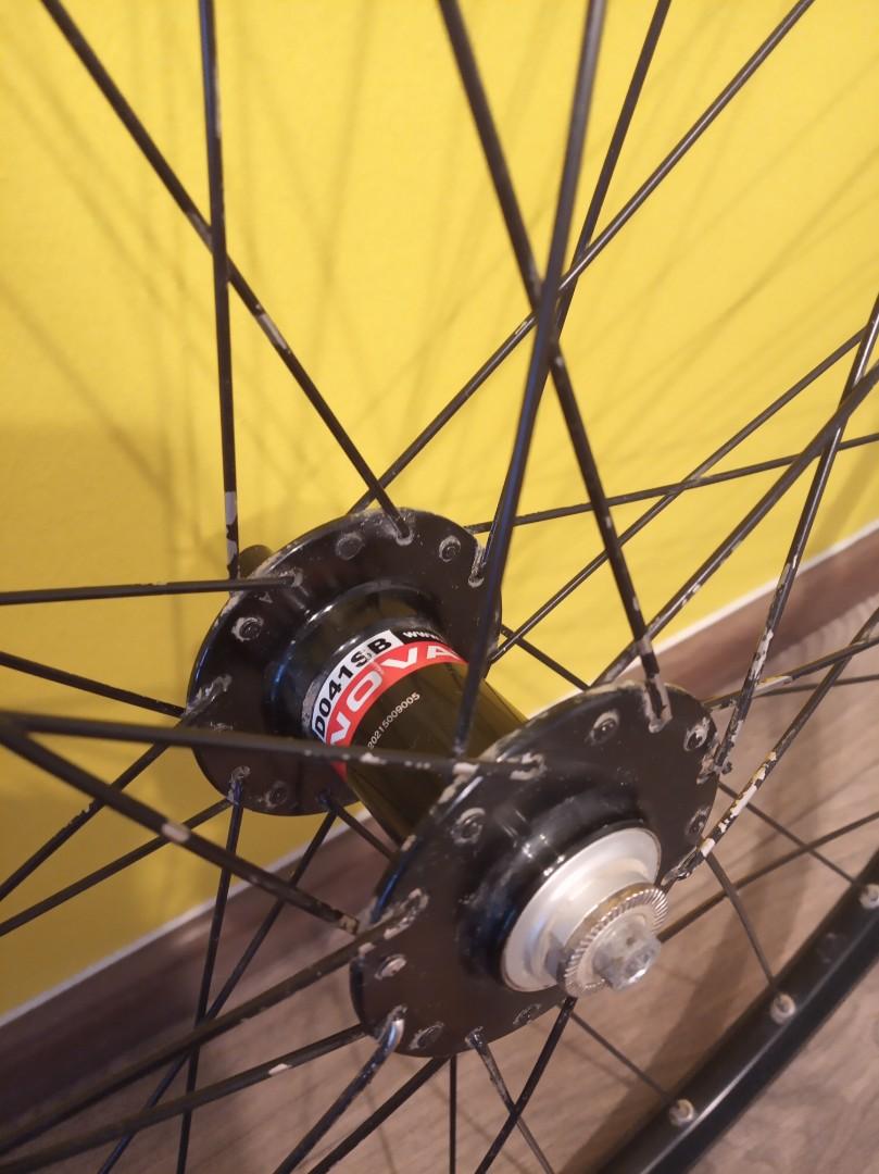 Mavic XM319 wheelset (Disc) w Novatec Hubs, Sports Equipment, Bicycles ...