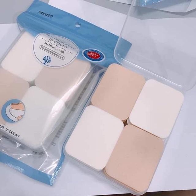 Miniso Powder Puff 16 count, Beauty & Personal Care, Face, Makeup on ...