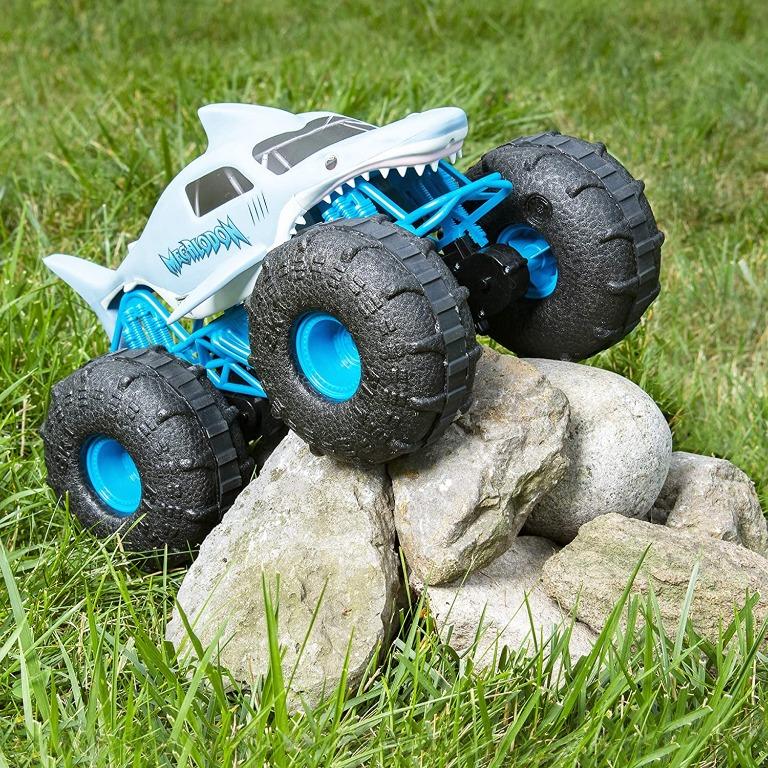 Monster Jam Official Megalodon Storm All-Terrain Remote Control Monster ...